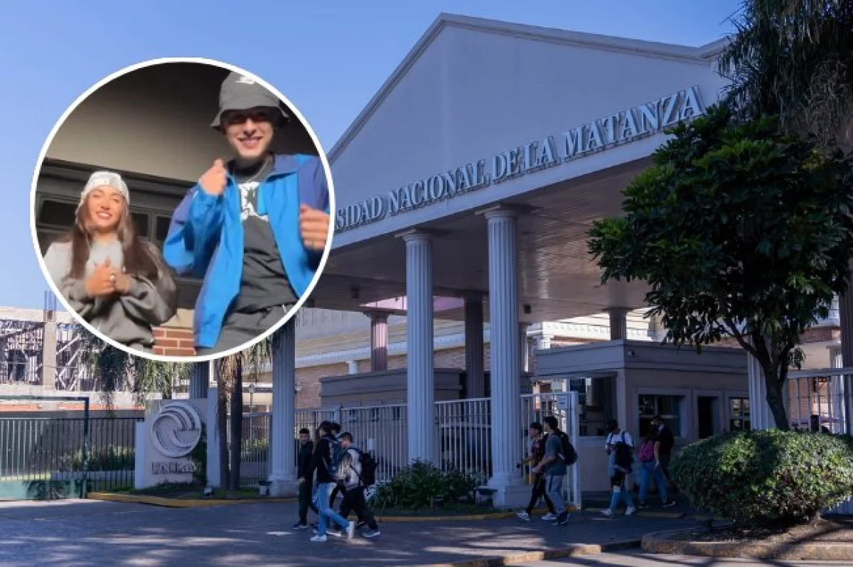 Sorpresa en la UNLaM: María Becerra y Trueno grabaron un video en los ...